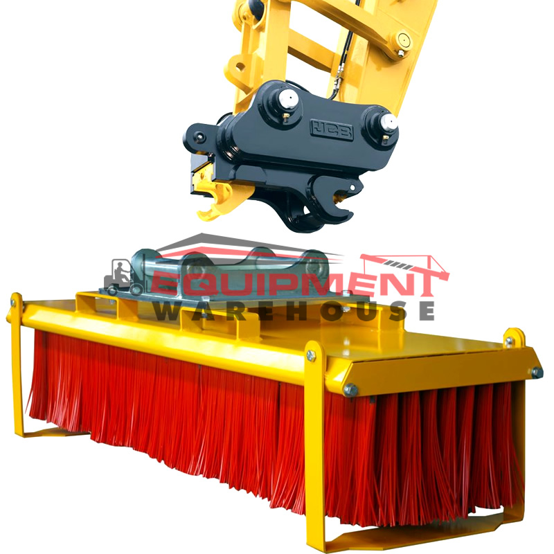 Excavator Broom 1800mm - Excavator Sweeper for Excavators | Forklift ...